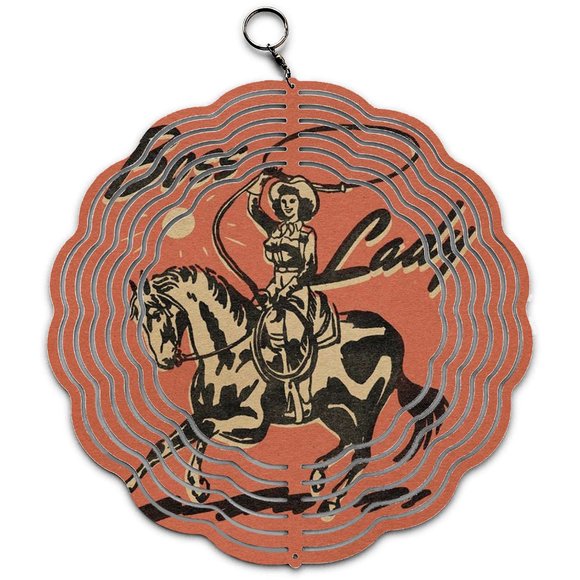 Design | Empowered Fearless Cowgirl Design Wind Spinner | Poshmark